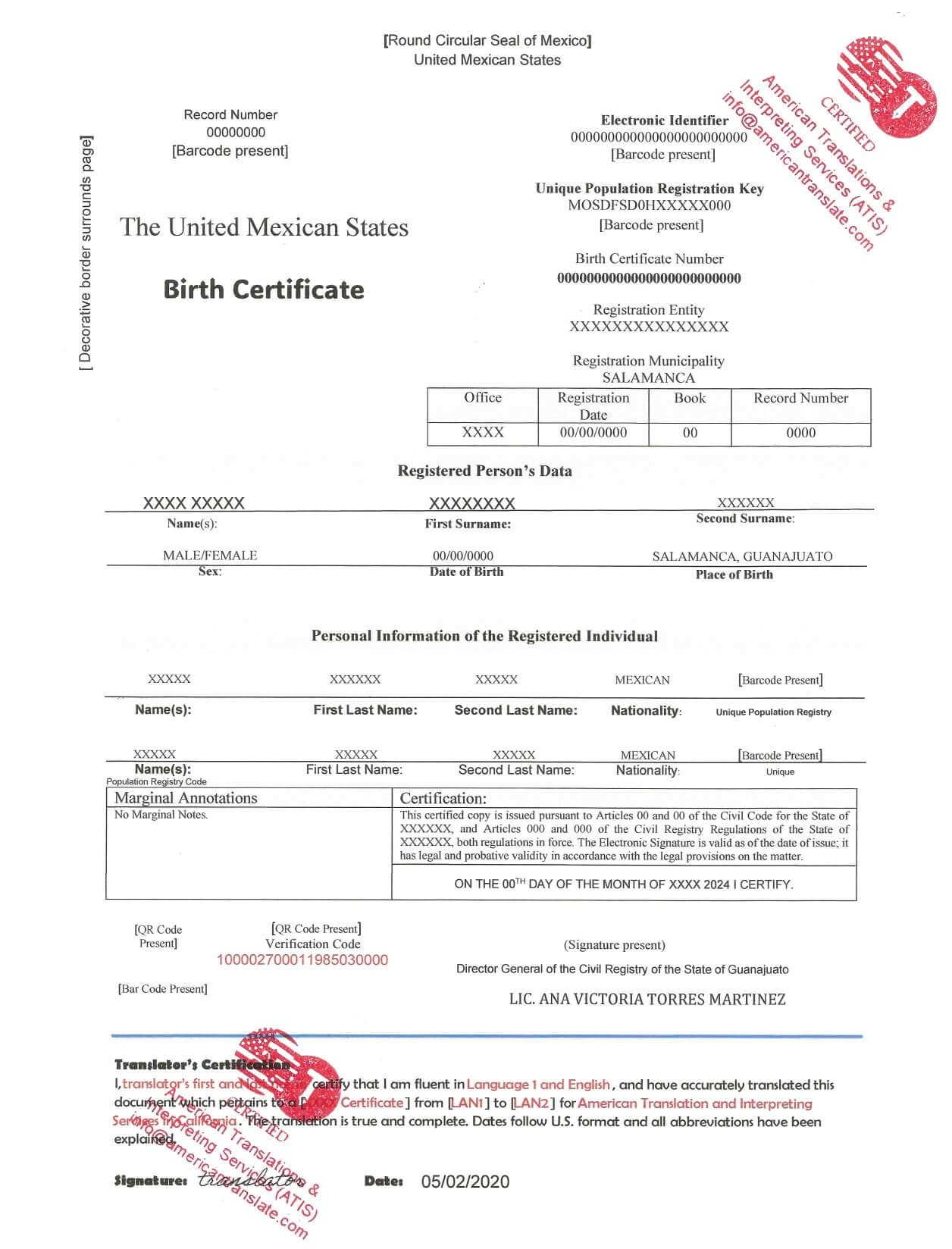 Certified Translation | USCIS Accepted | $29 per Page!